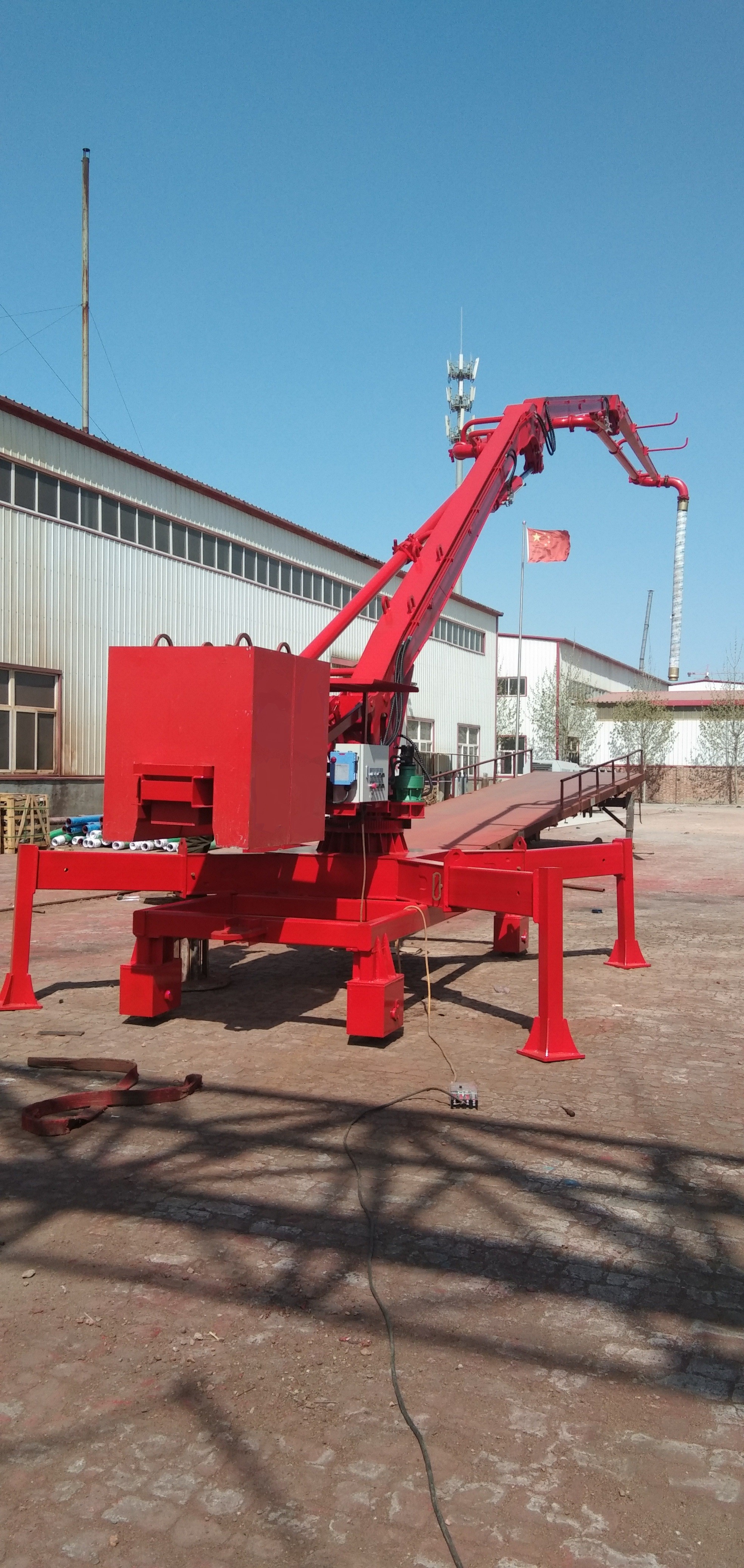 Ba phần gấp 17m Beam tháp bê tông, 20Mpa Beam đặt bê tông
